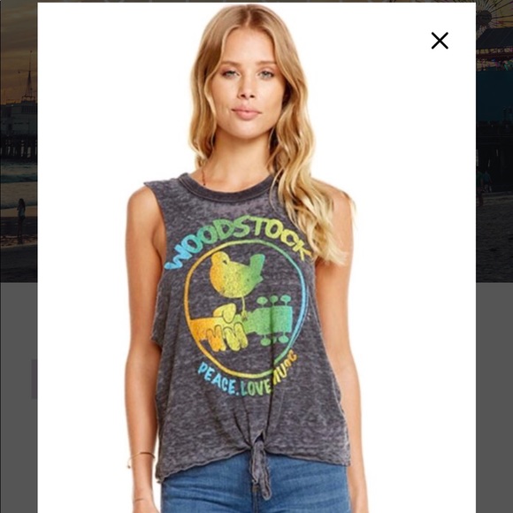 Chaser | Tops | Chaser Tank Woodstock | Poshmark